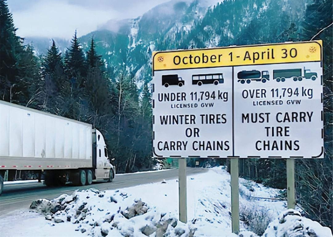 All About Chains and Winter Tires - Safety Driven - TSCBC